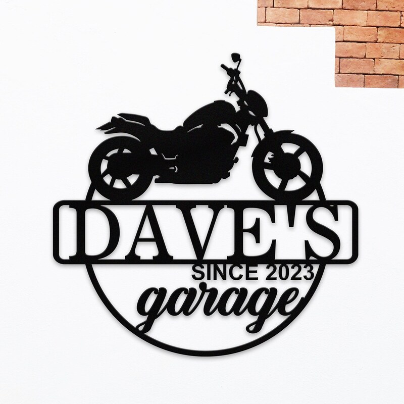 Motorcycle Sign - Etsy