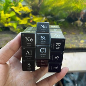 Personalized Rubik's Cube Periodic Table of Elements,custom Chemistry ...