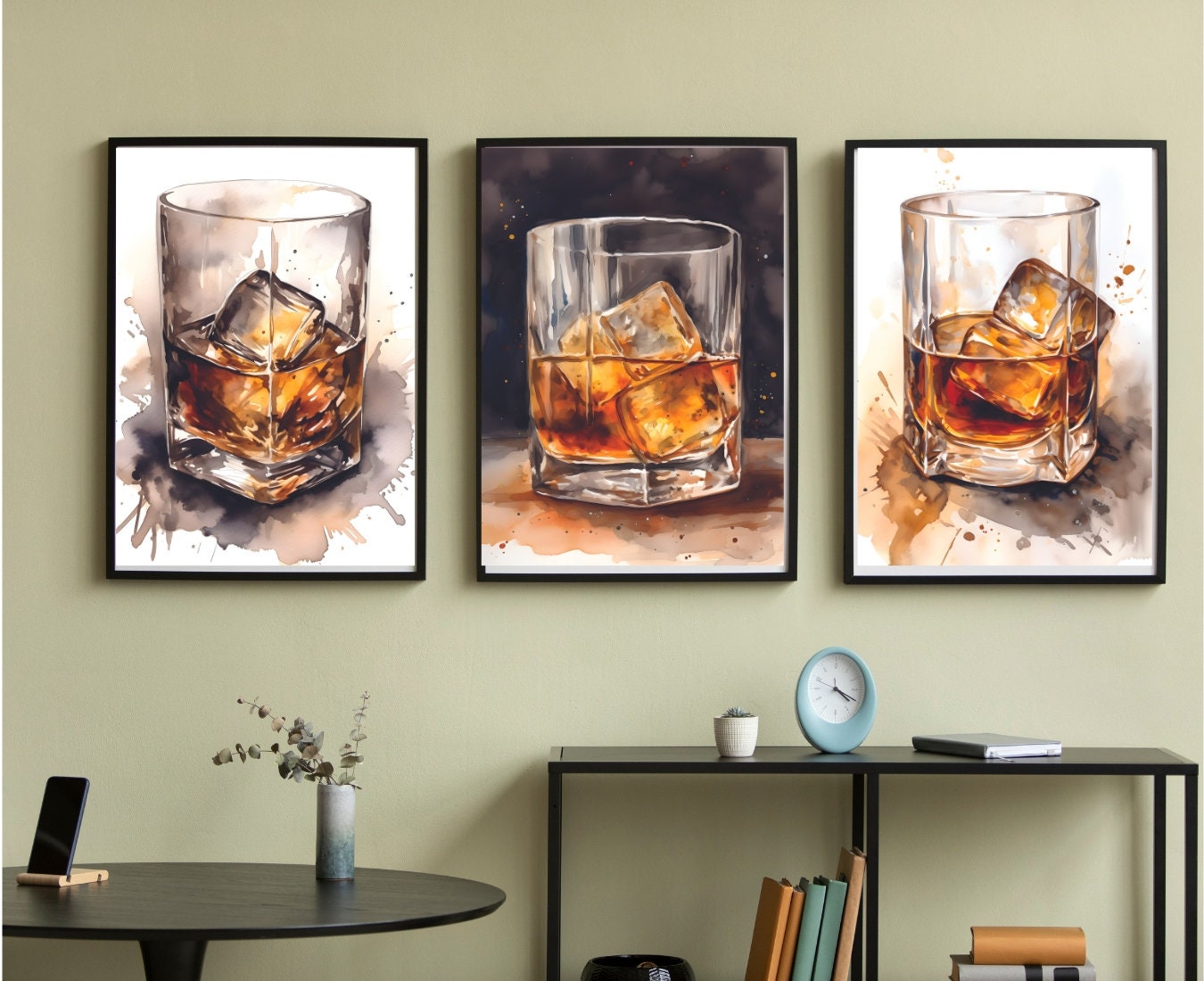 Set of Whiskey Prints, Whiskey Art Prints, Alcohol Bar Cart Art, Home ...