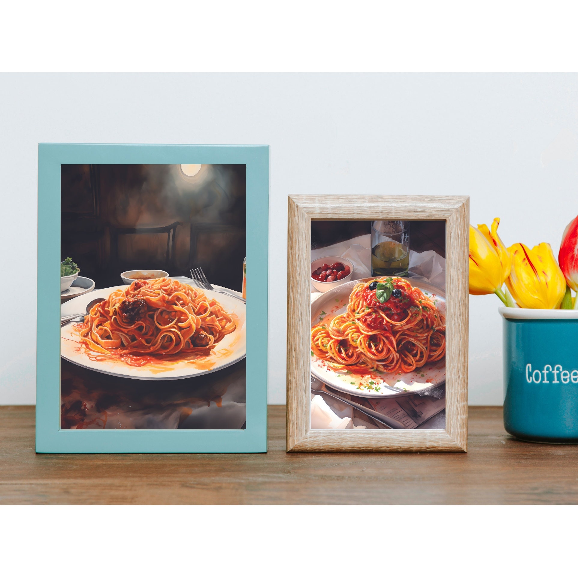 Spaghetti Printable Art, Spaghetti Poster, Pasta Photo Print, Pasta ...