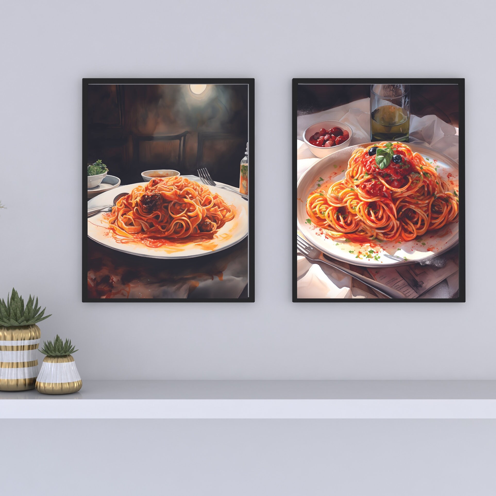 Spaghetti Printable Art, Spaghetti Poster, Pasta Photo Print, Pasta ...