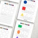 Preschool Printables, Shape Tracing, Learn About Shapes, Kindergarten ...