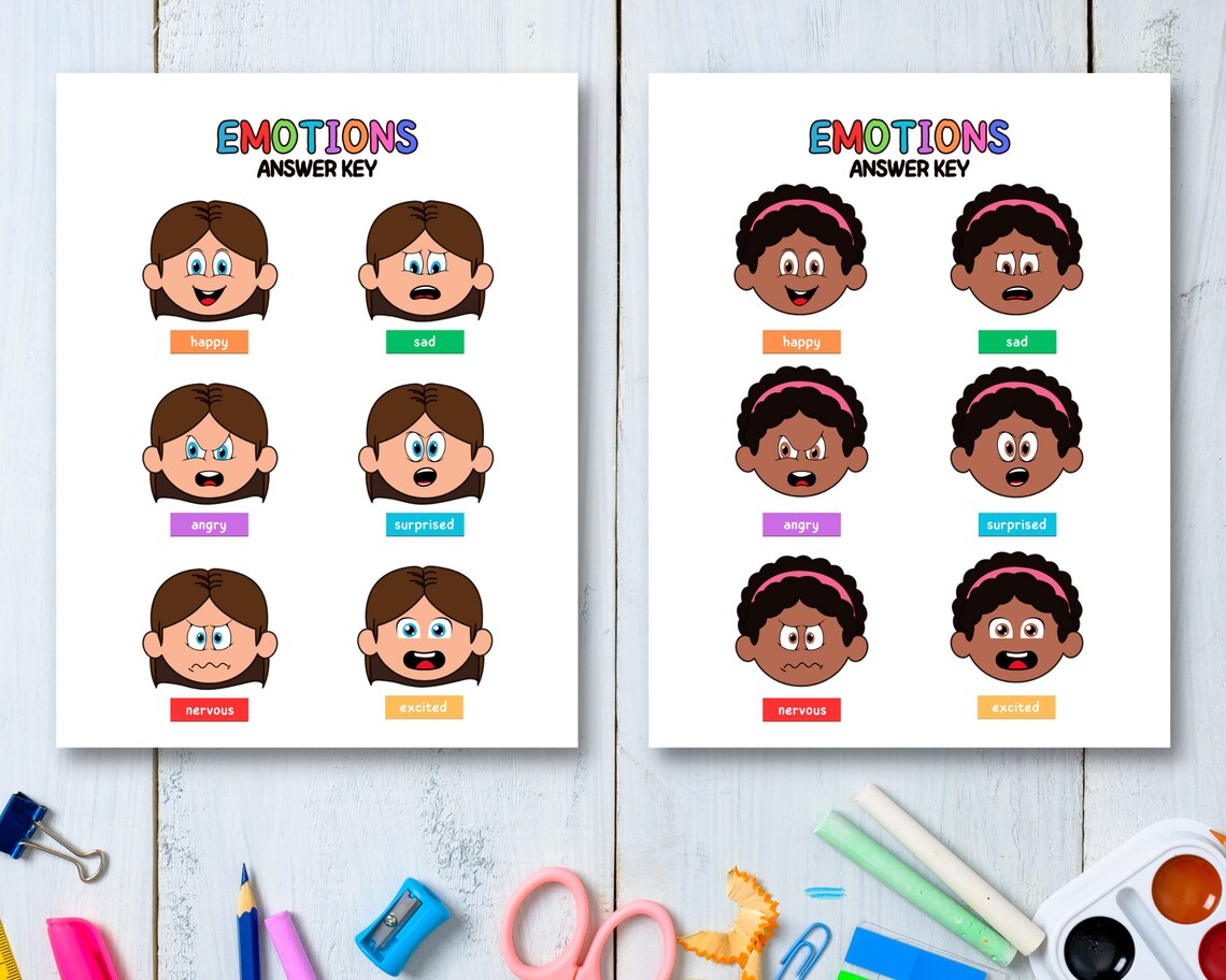 Emotions Activity for Kids Emotions Activity for Preschoolers ...