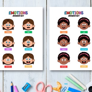 Emotions Activity for Kids Emotions Activity for Preschoolers ...