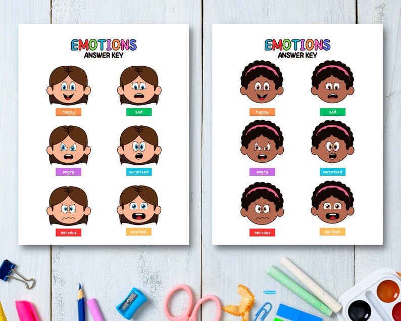 Emotions Activity for Kids Emotions Activity for Preschoolers ...