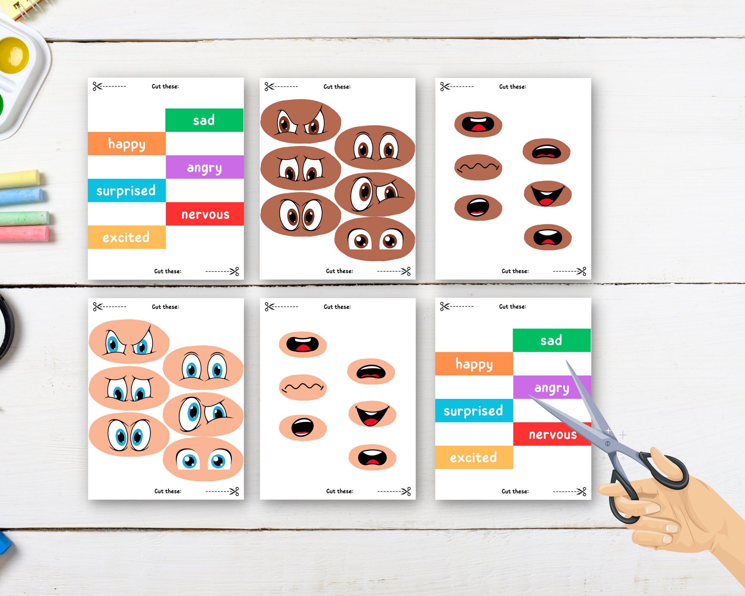 Emotions Activity for Kids Emotions Activity for Preschoolers ...
