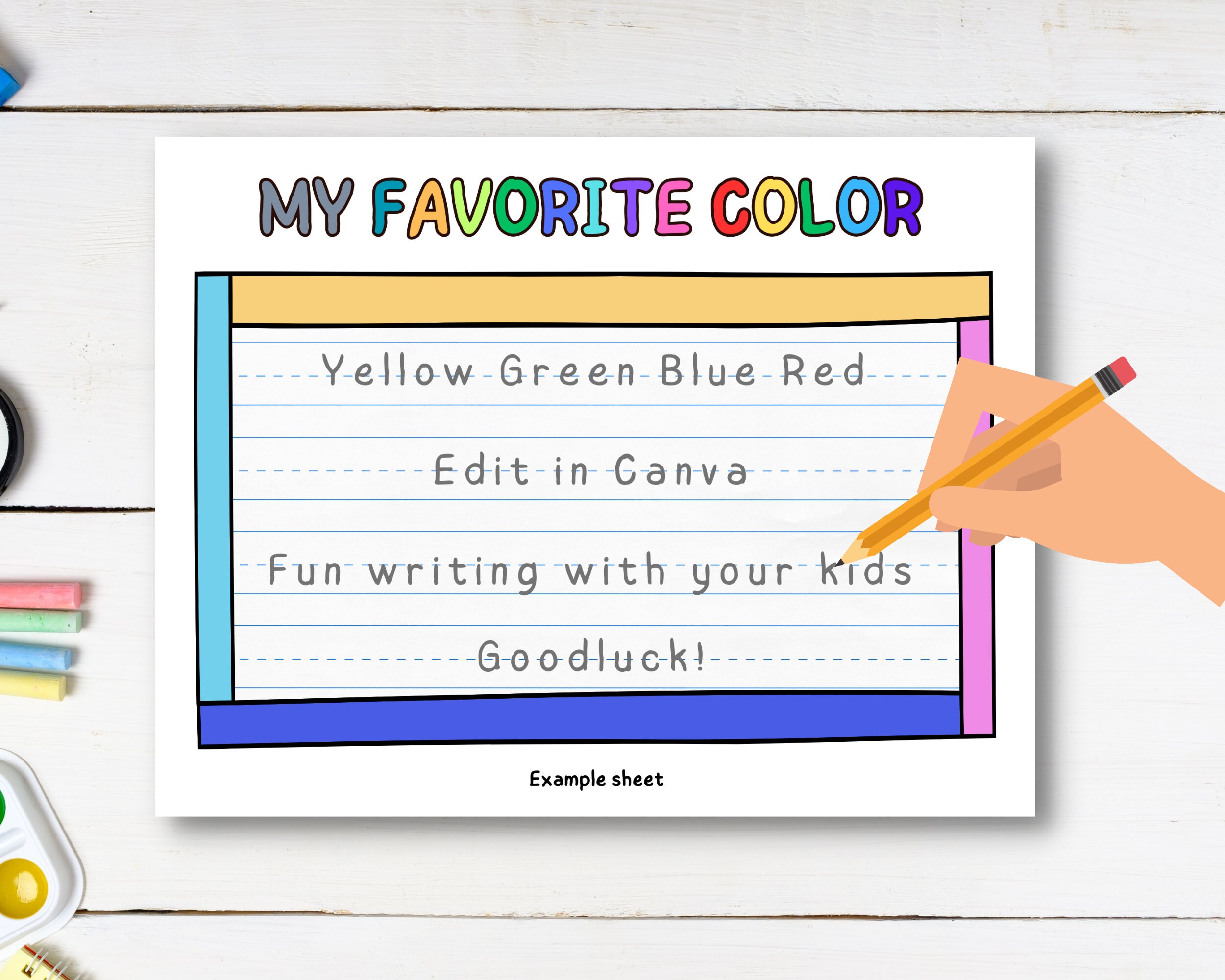 My Preschool Busy Book Preschool Writing Activity Handwriting - Etsy