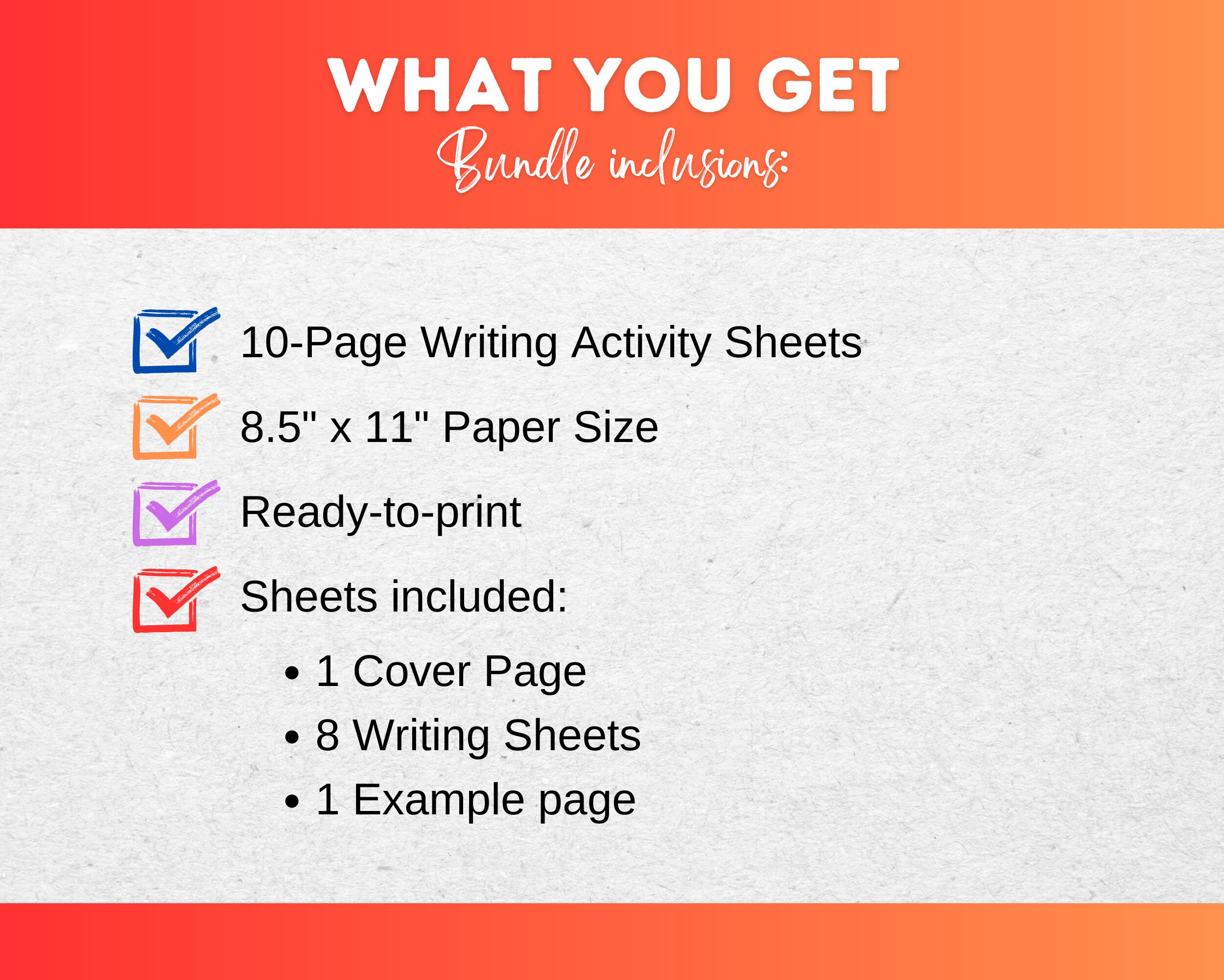 My Preschool Busy Book Preschool Writing Activity Handwriting - Etsy