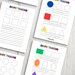 Preschool Printables, Shape Tracing, Learn About Shapes, Kindergarten ...