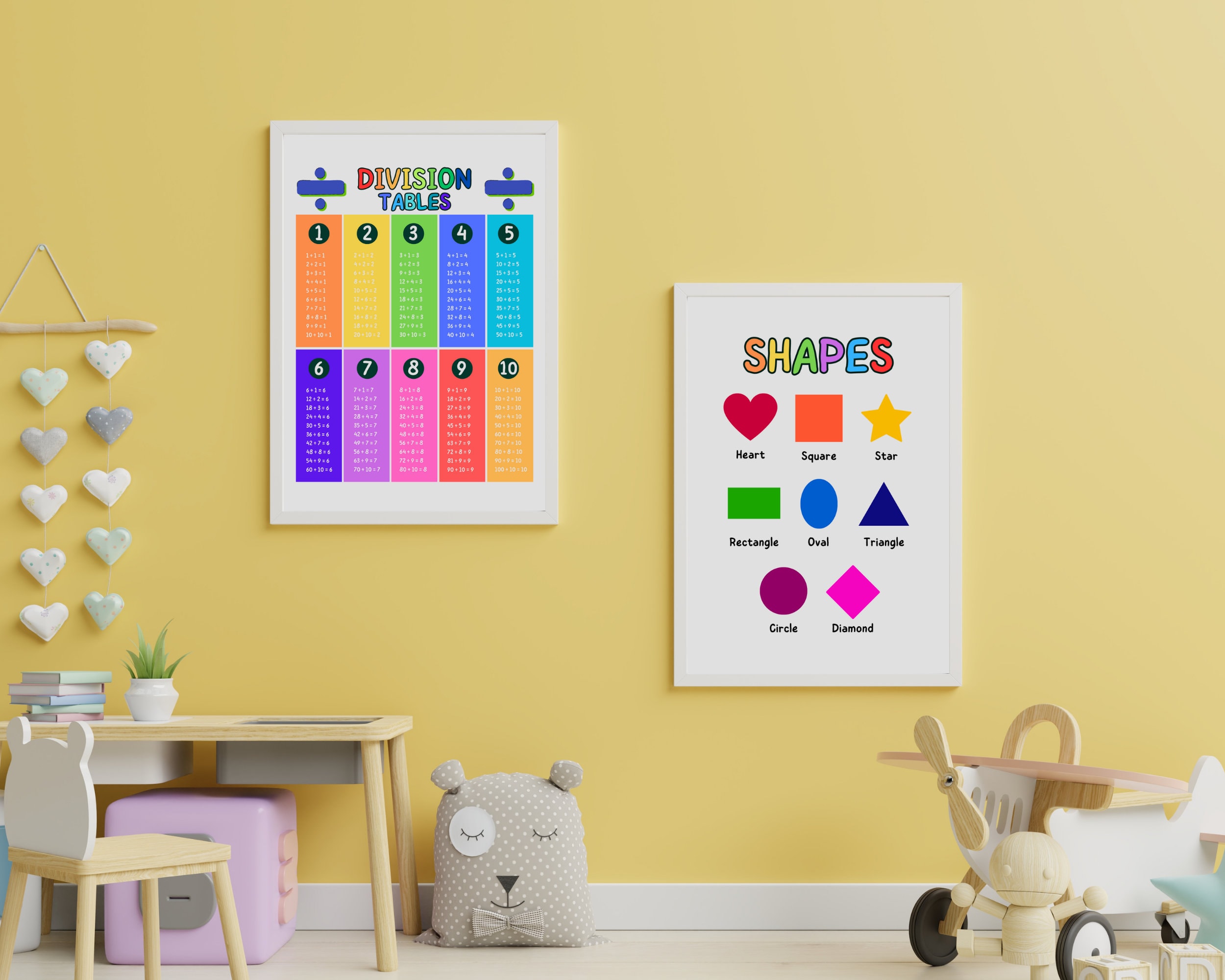 Math Posters for Classroom Math Posters for Teachers Playroom Posters ...
