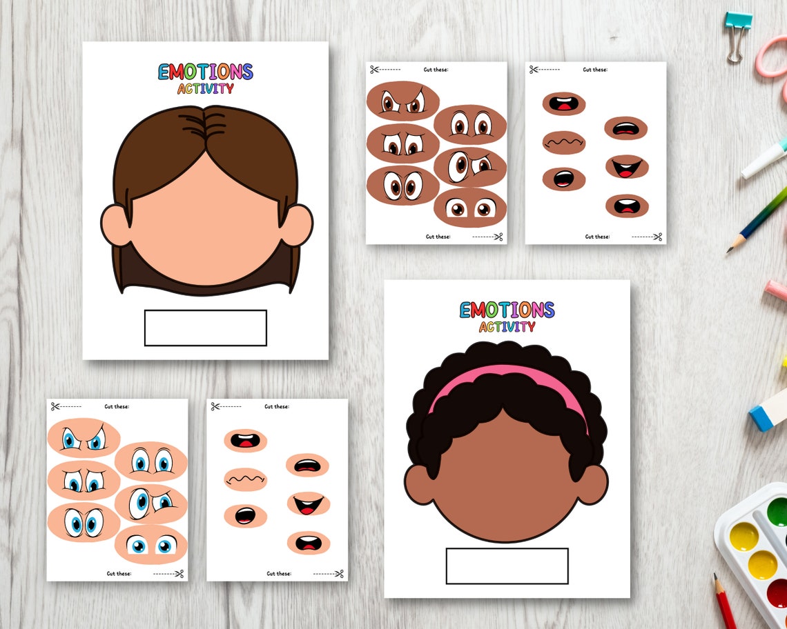 Emotions Activity for Kids Emotions Activity for Preschoolers ...