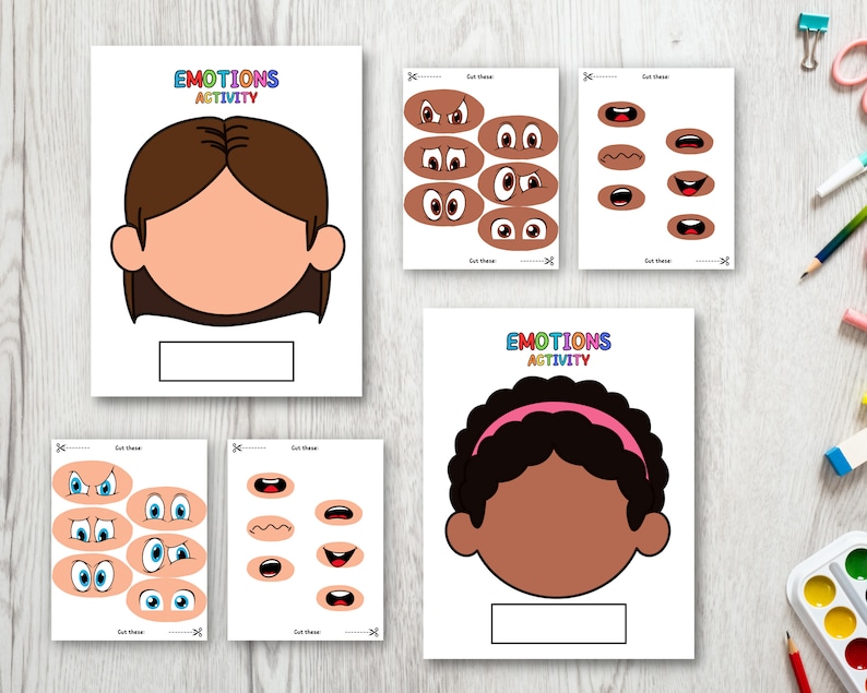 Emotions Activity for Kids Emotions Activity for Preschoolers ...