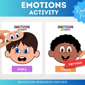 Emotions Activity for Kids Emotions Activity for Preschoolers ...