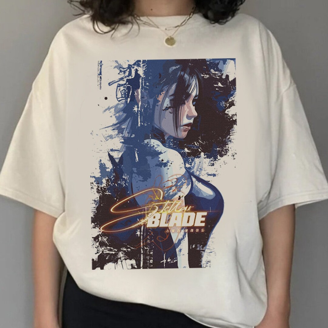 Retro Stellar Blade Shirt, Stellar Blade Fanart Poster Shirt, Stellar ...