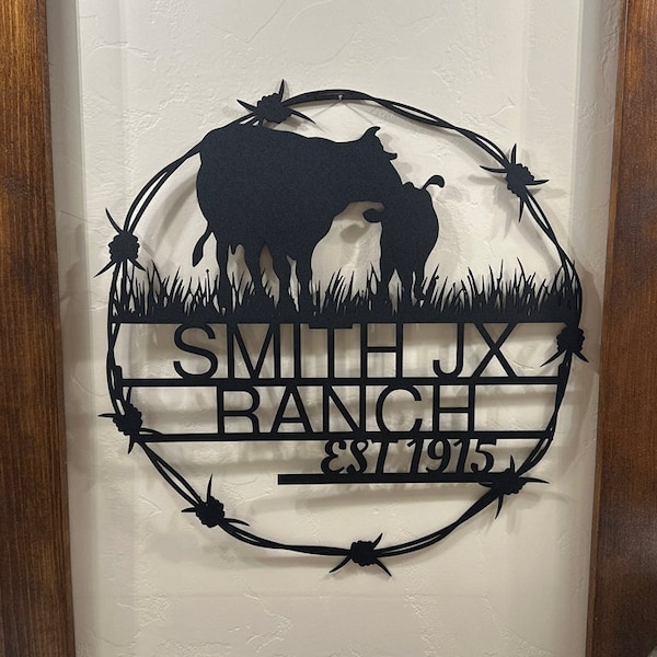 Metal Farm Signs - Etsy