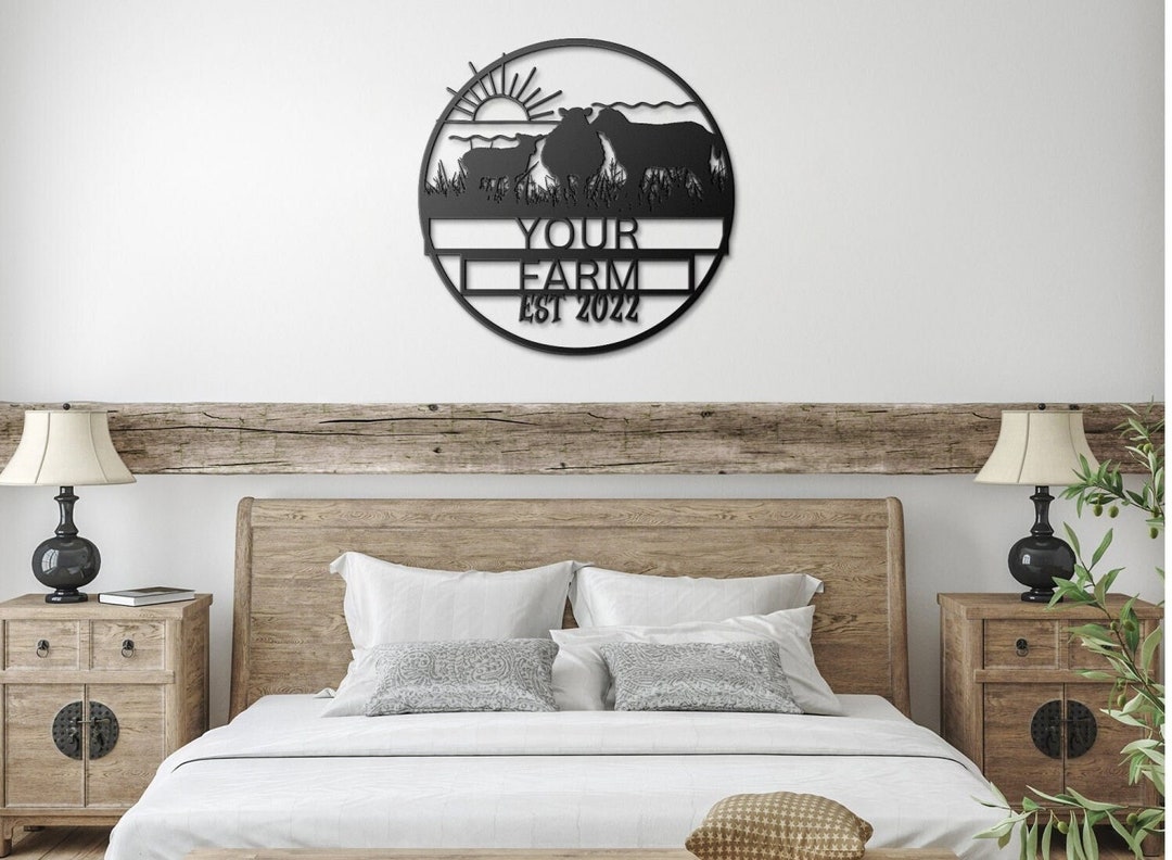 Custom Sheep Farming Metal Farm Sign - Etsy