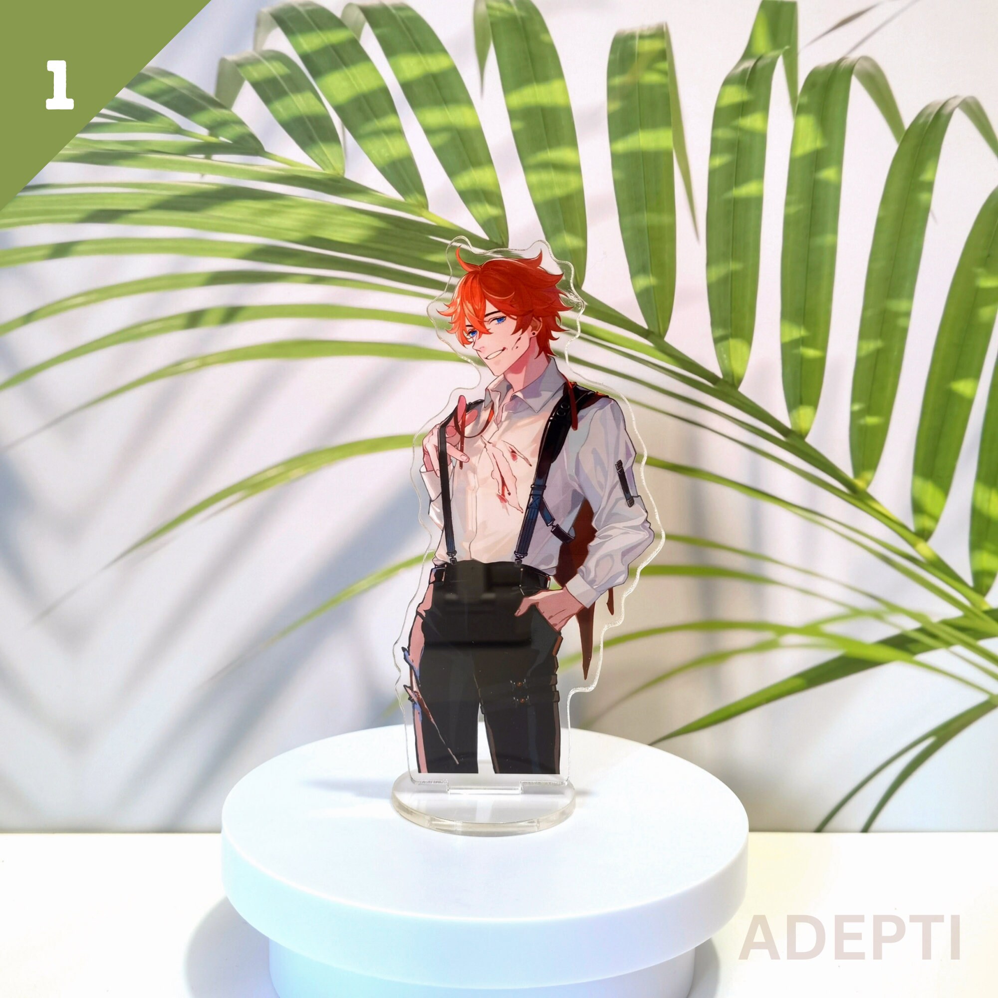 Genshin Impactacrylic Stand Figure Zhongli Diluc Childe - Etsy