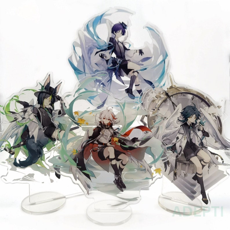 Genshin Impact Acrylic Stand Figure Wanderer Scaramouche Xiao Kazuha ...