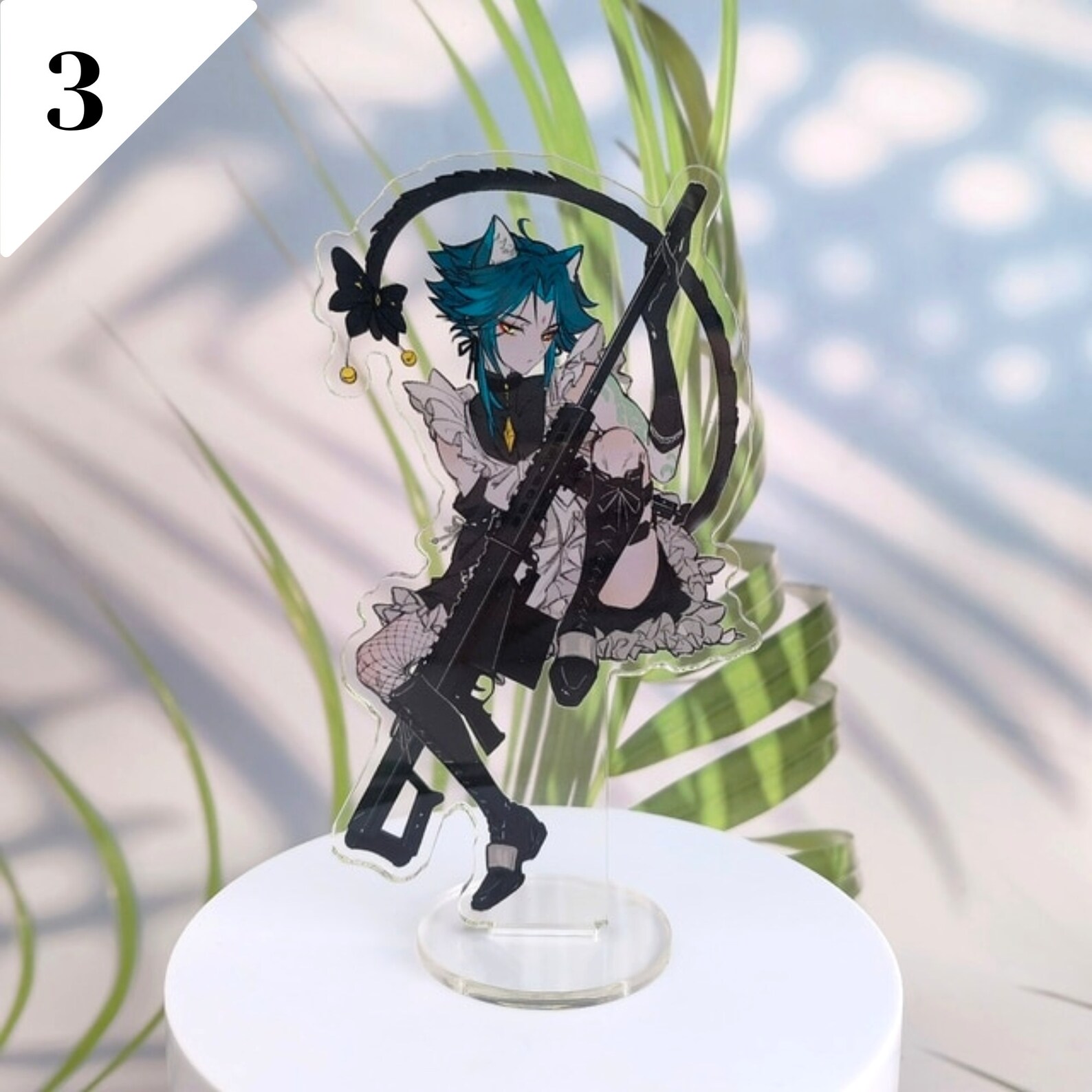 Genshin Impact Acrylic Stand Figure Venti Scaramouche Gorou - Etsy