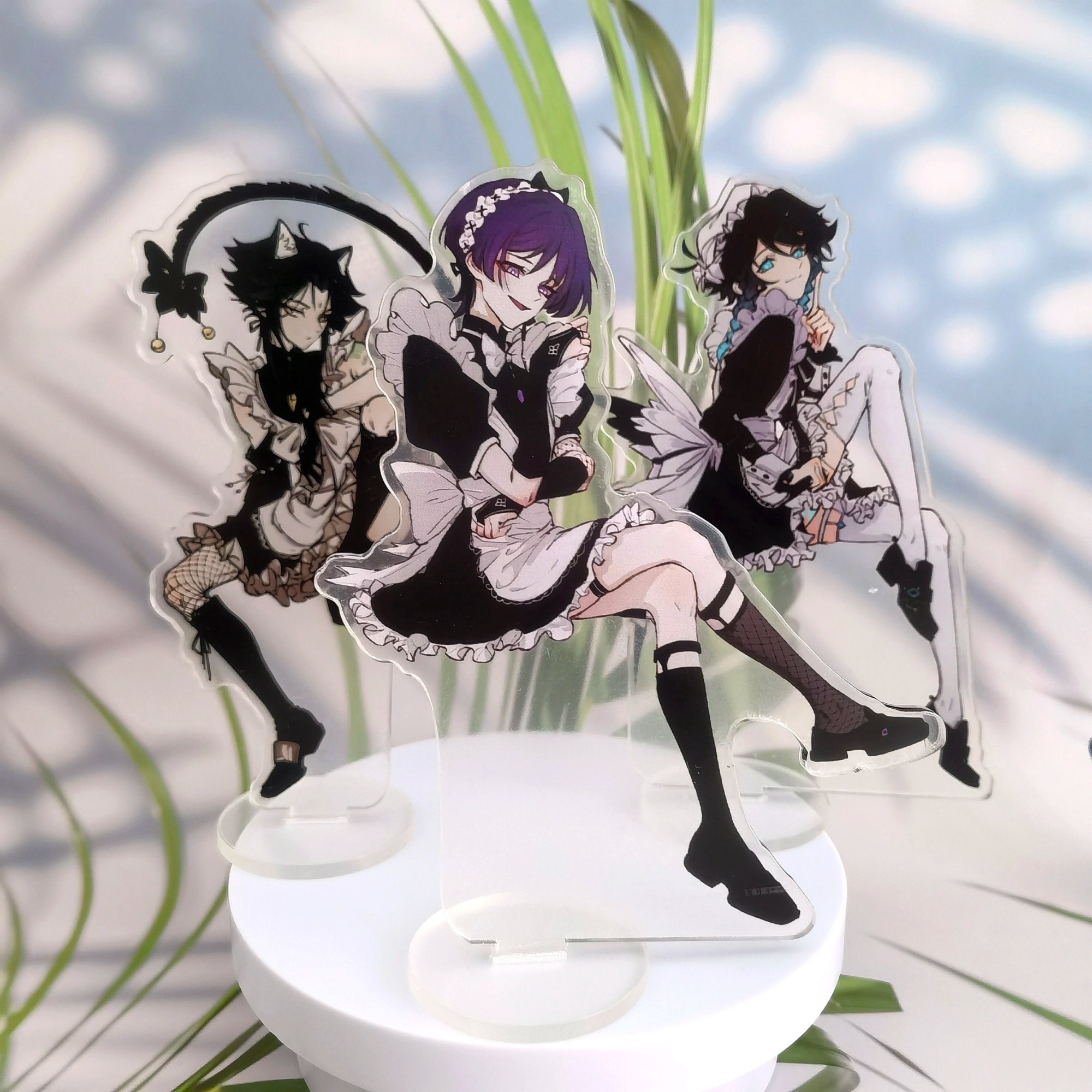 Genshin Impact Acrylic Stand Figure Venti Scaramouche Gorou - Etsy