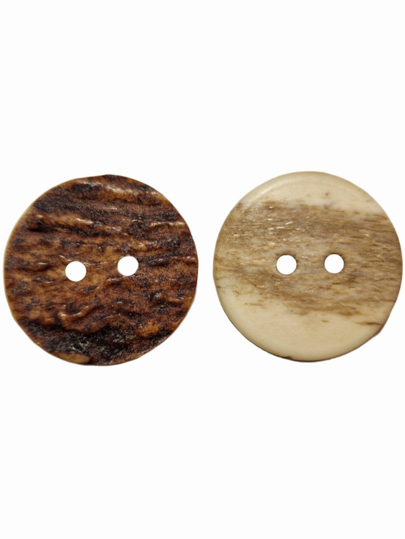 Handmade Buttons Antler Buttons Horn Buttons Natural Antler - Etsy