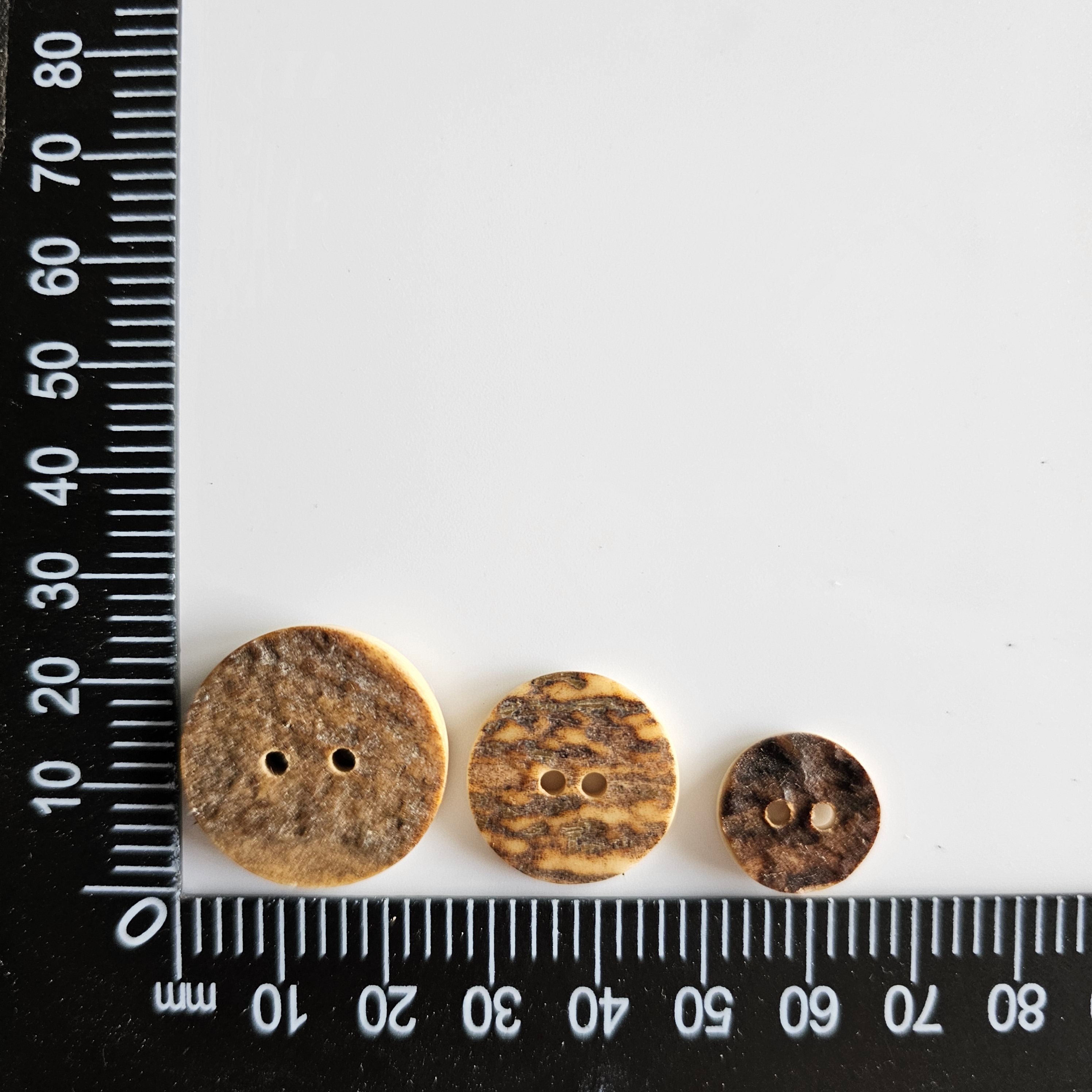 Handmade Buttons, Antler Buttons, Horn Buttons, Natural Antler Buttons ...