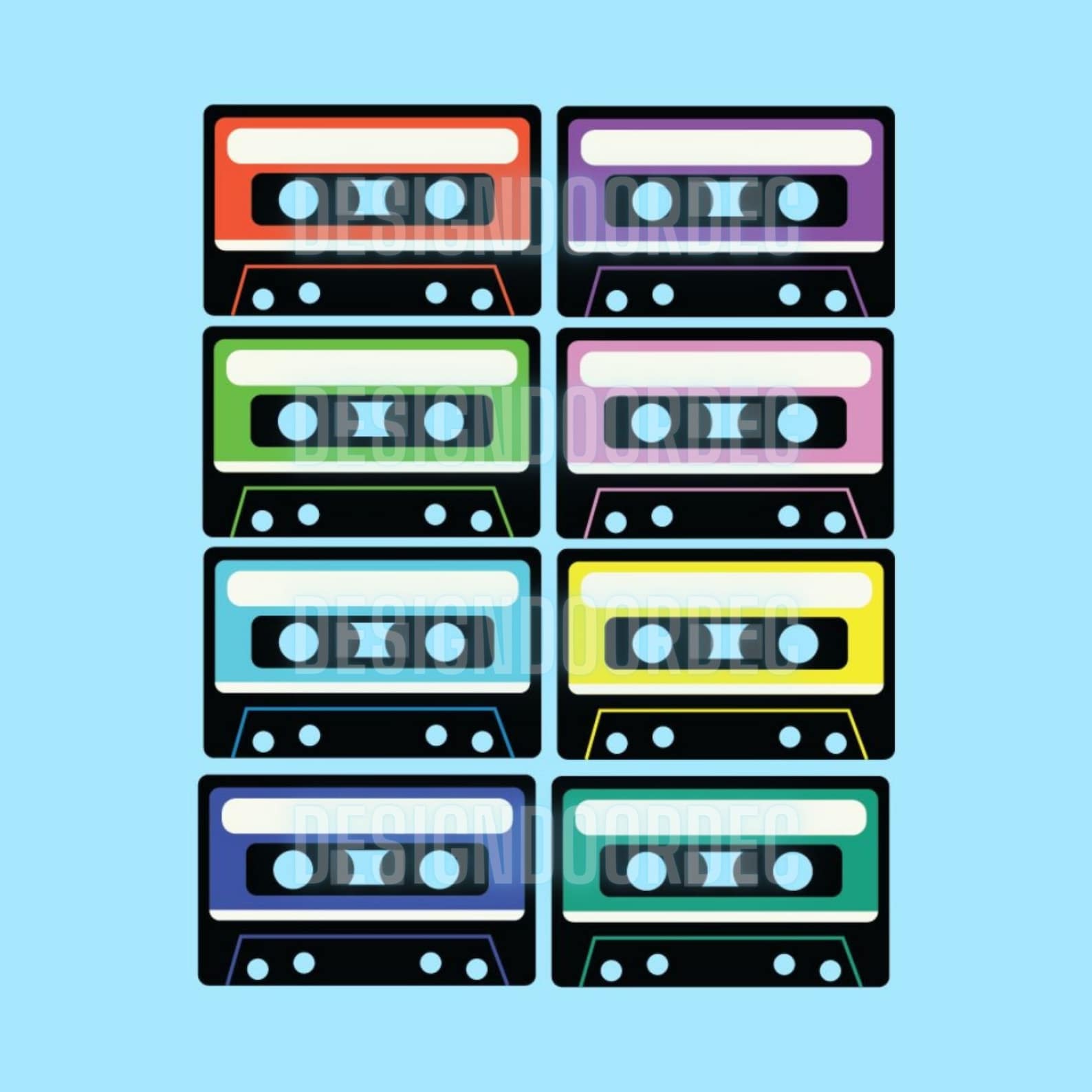 Cassette Tape Door Dec - Etsy
