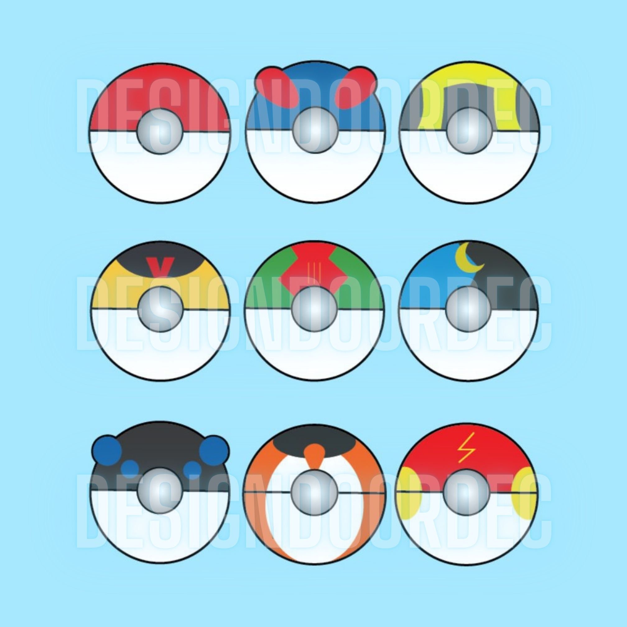 Pokemon Door Decs - Etsy