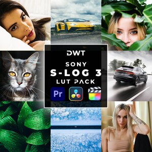 Cinematic Slog3 LUT Pack for Sony A7s3, Video Editing & Color Grading ...