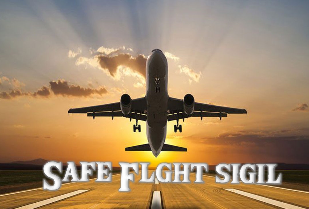 Safe Flight Sigil: DIY Travel Protection (PNG & PDF) - Etsy
