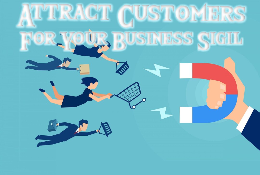 Attract Customers Sigil: DIY Magic for Business Sales (PNG & PDF) - Etsy