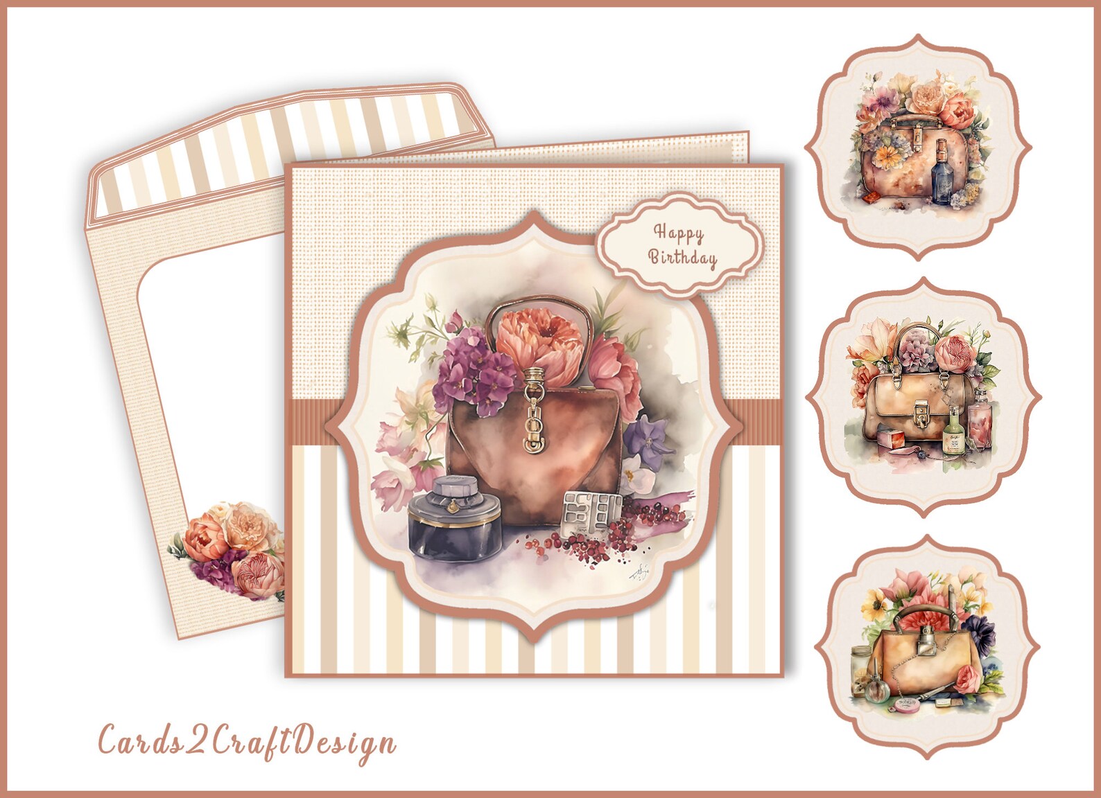 Printable Digital Download Card and Toppers Card Kit - Etsy