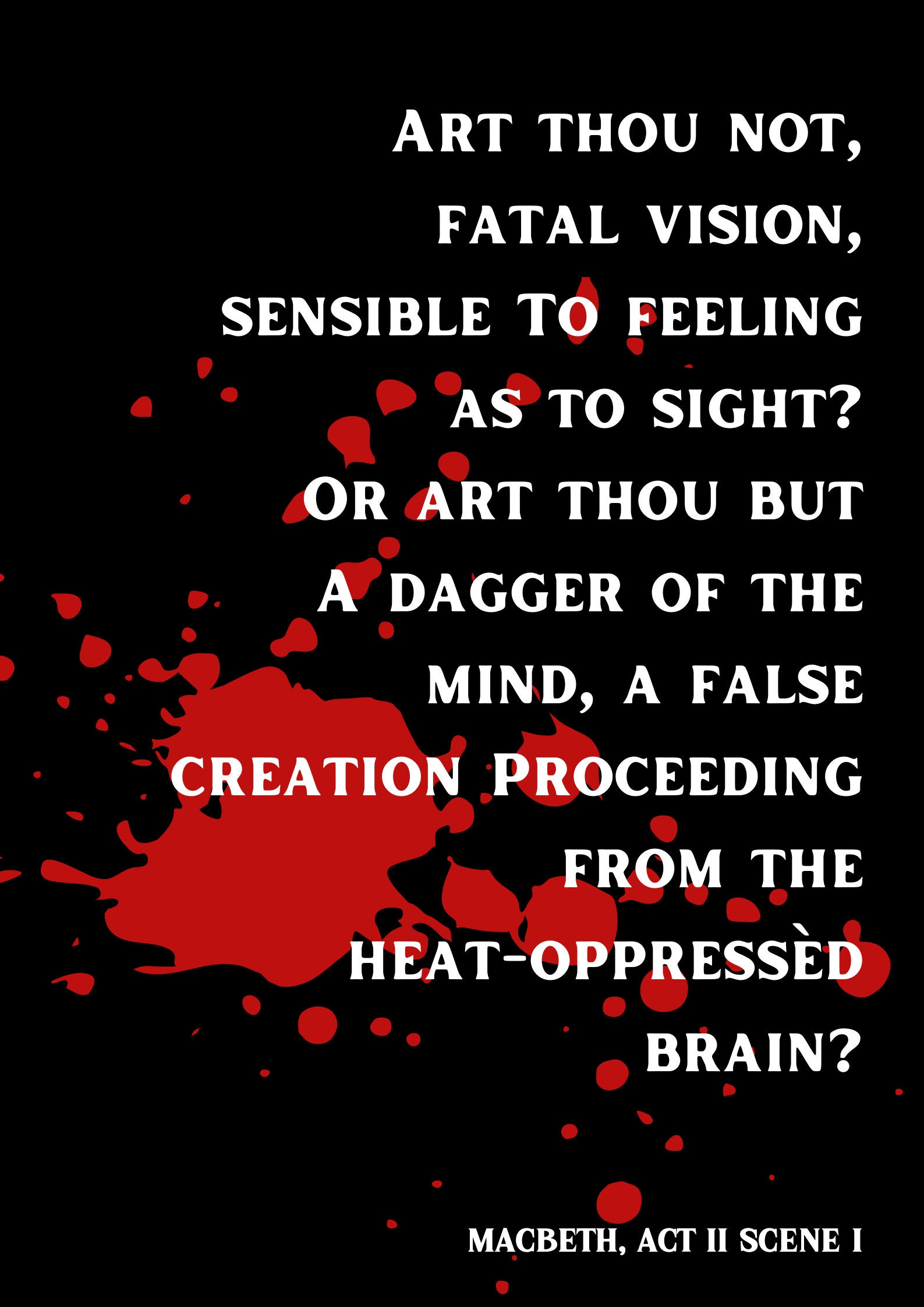 Shakespeare's 'macbeth' - 12 Key Quotes for GCSE English Literature ...