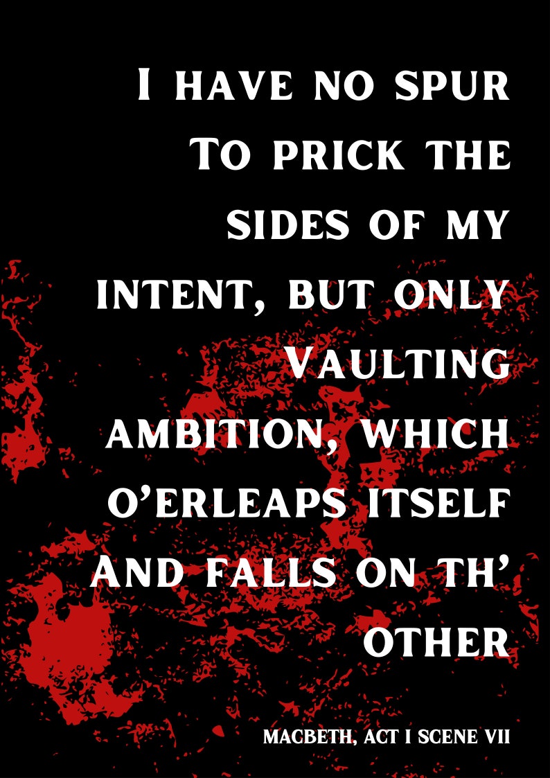 Shakespeare's 'macbeth' - 12 Key Quotes for GCSE English Literature ...