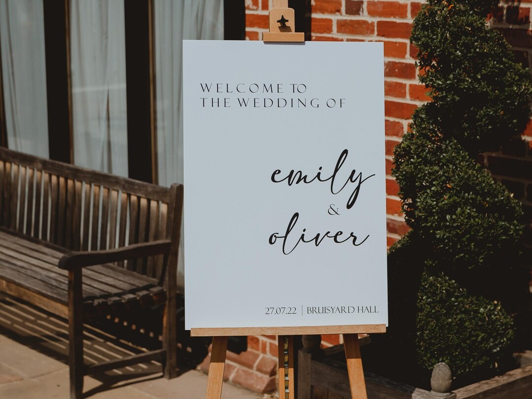 Endless Love Wedding Welcome Sign L Welcome to Our Wedding L Modern ...