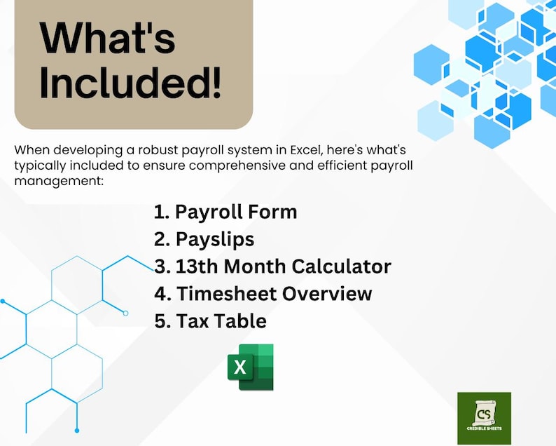 Payroll System in Excel (philippine Base) - Etsy