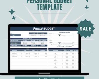 Excel Based Personal Budget and Forecast Template Designed to Work With ...