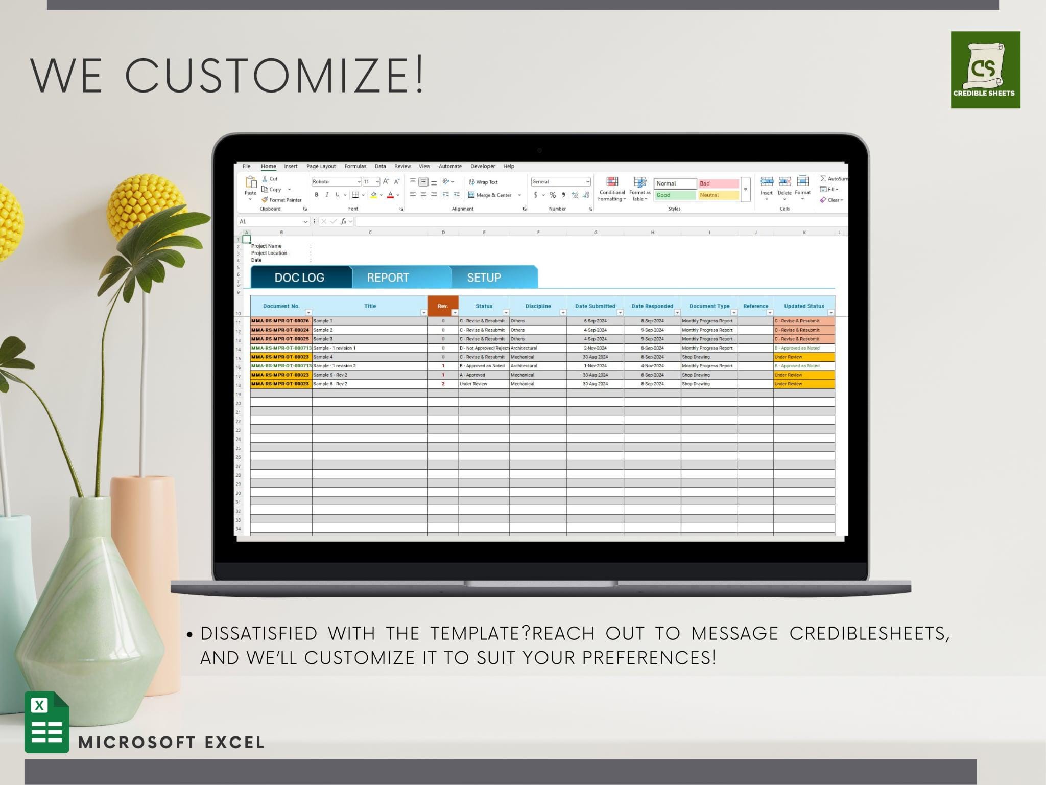 Document Control Template - Etsy