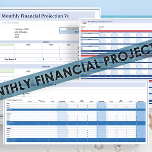 Monthly Financial Projections V1 - Etsy