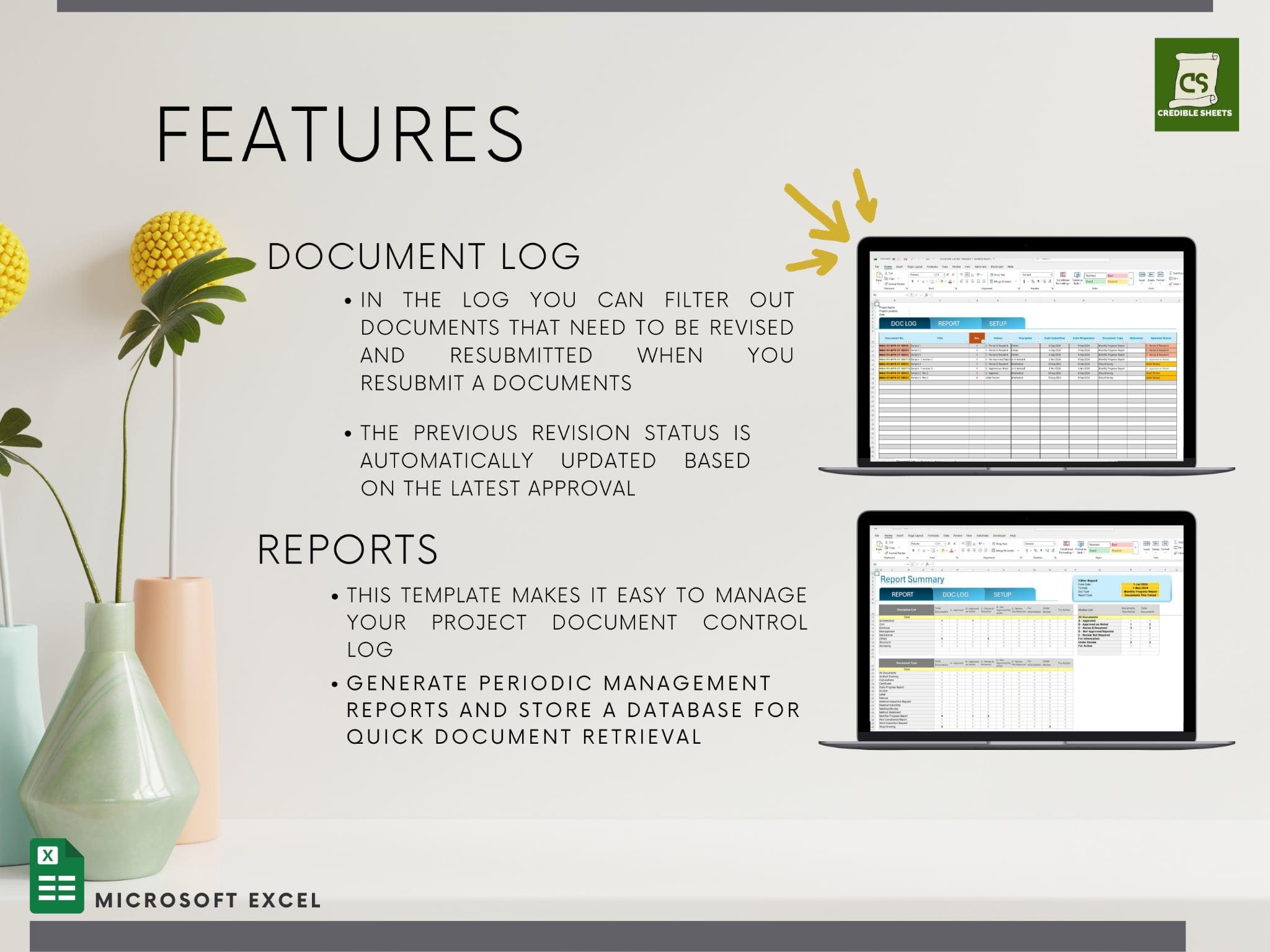 Document Control Template - Etsy