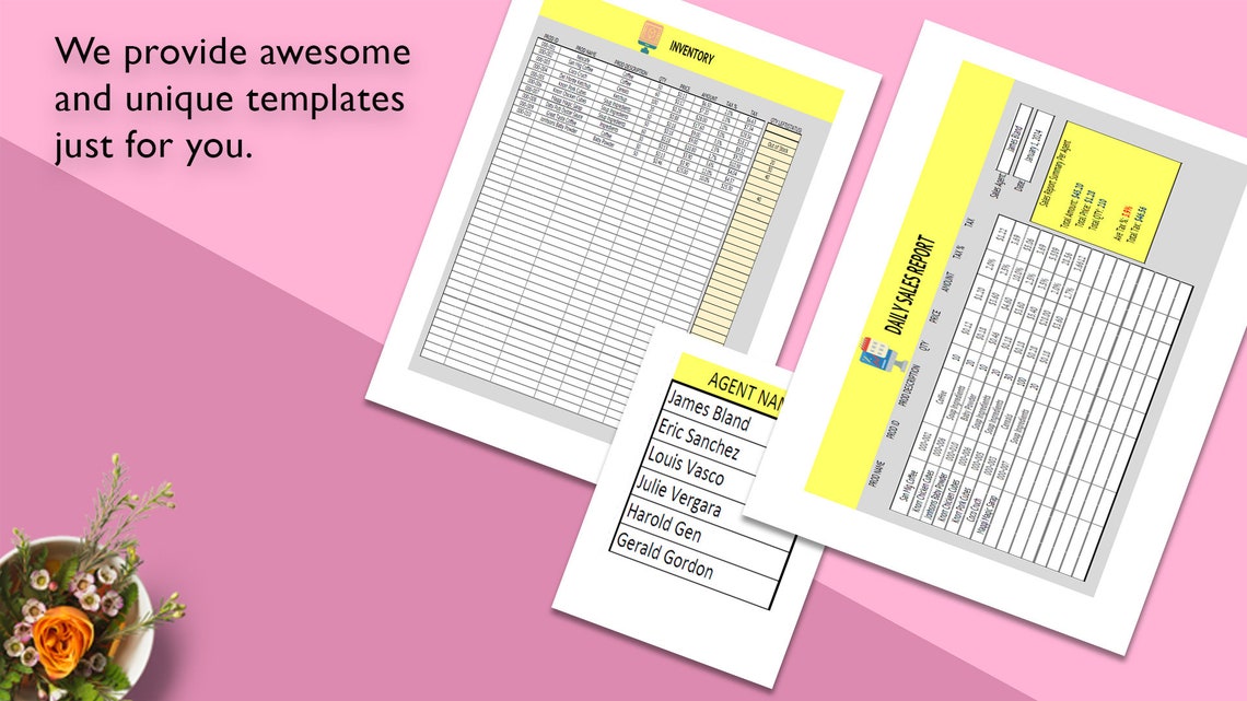 Simple Daily Sales Report Template (excel) - Etsy