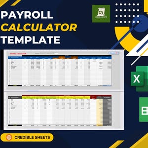 Payroll Template Version 6 - Etsy