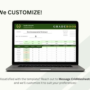 Gradebook Template - Etsy