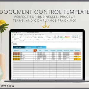 Document Control Template - Etsy
