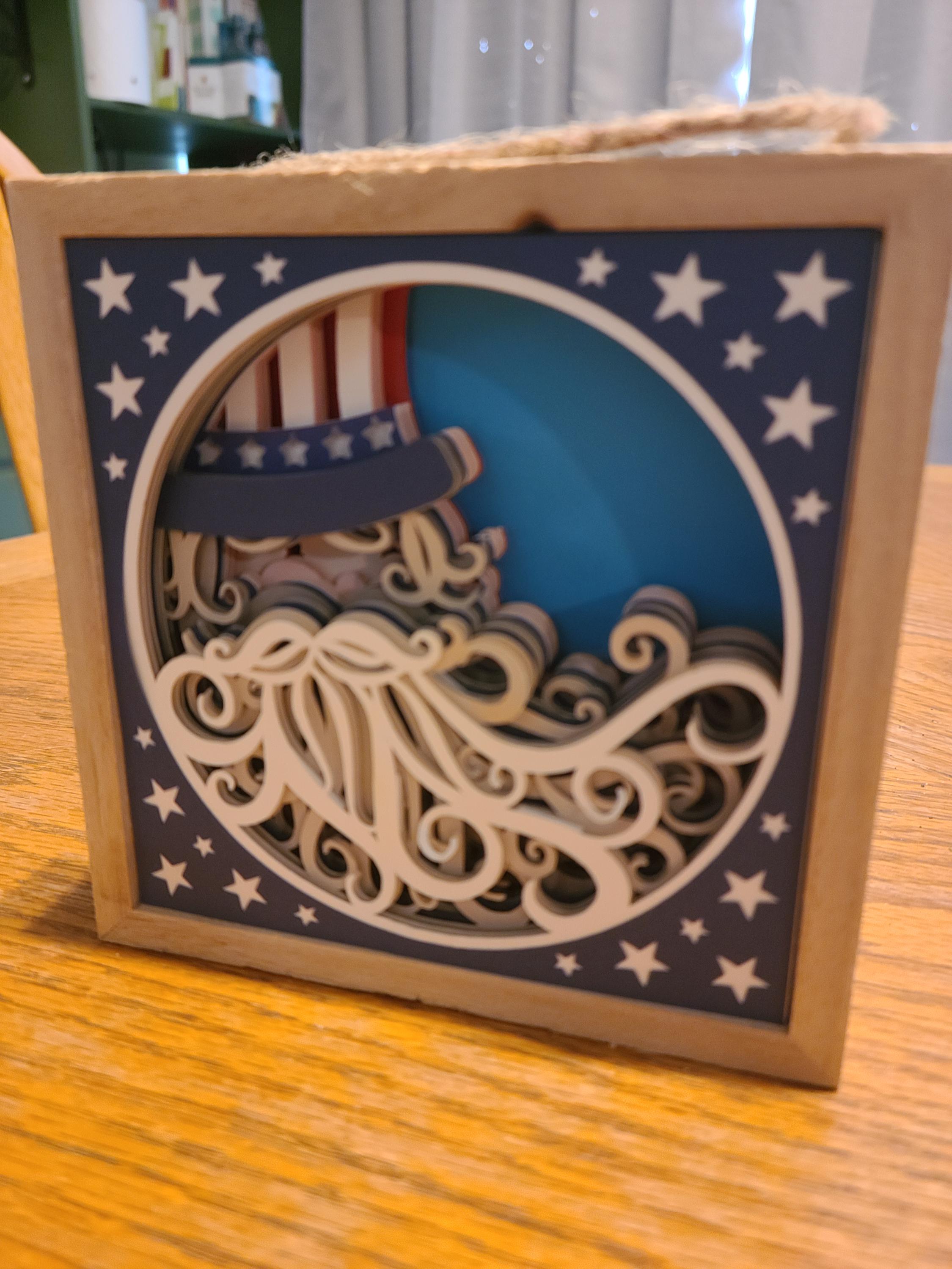 Uncle Sam 3d Shadow Box - Etsy