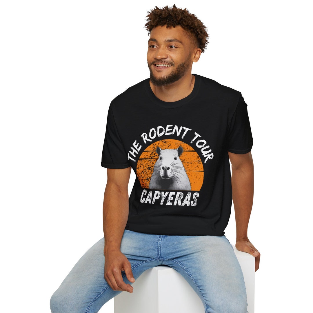 Capyeras the Concert Tour Shirt Rodent Tour Funny Capybara Tee Unisex ...