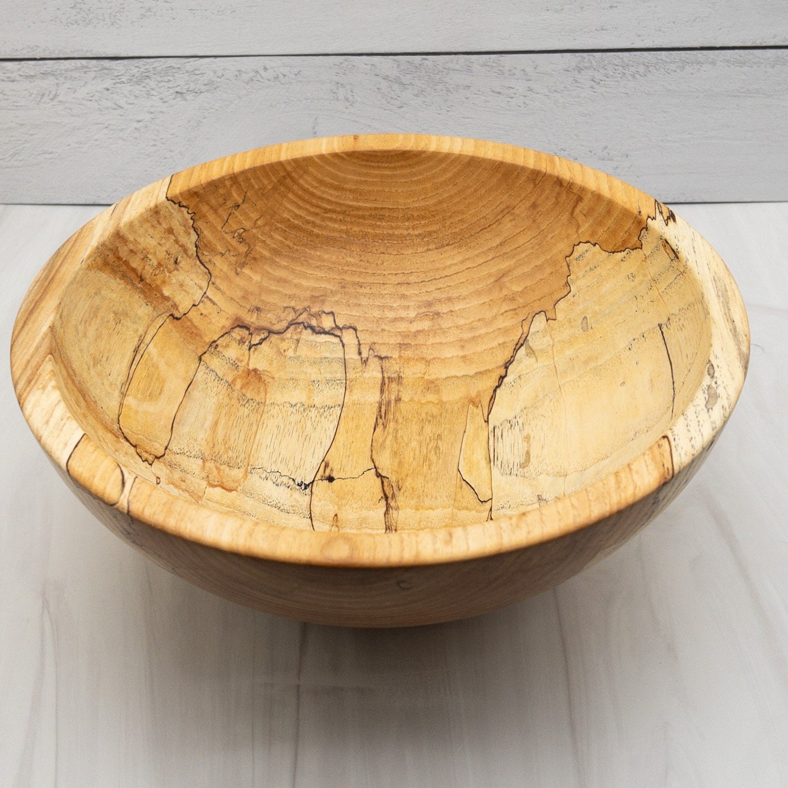 Handcrafted Spalted Beech Wood Bowl With Unique Textures and - Etsy