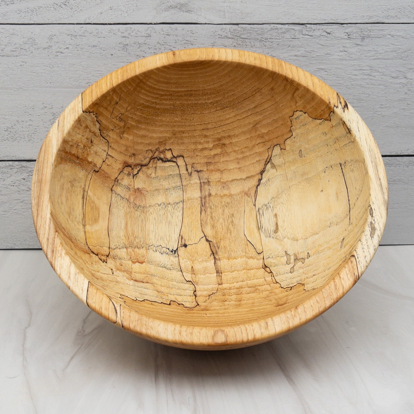 Handcrafted Spalted Beech Wood Bowl With Unique Textures and - Etsy
