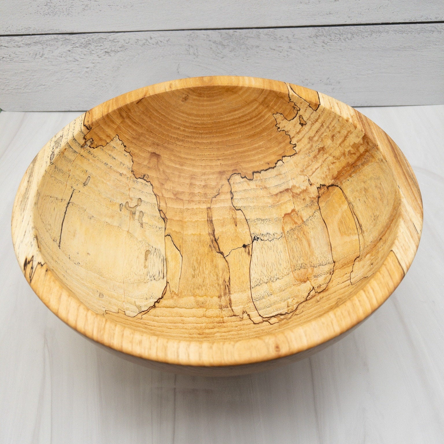 Handcrafted Spalted Beech Wood Bowl With Unique Textures and - Etsy