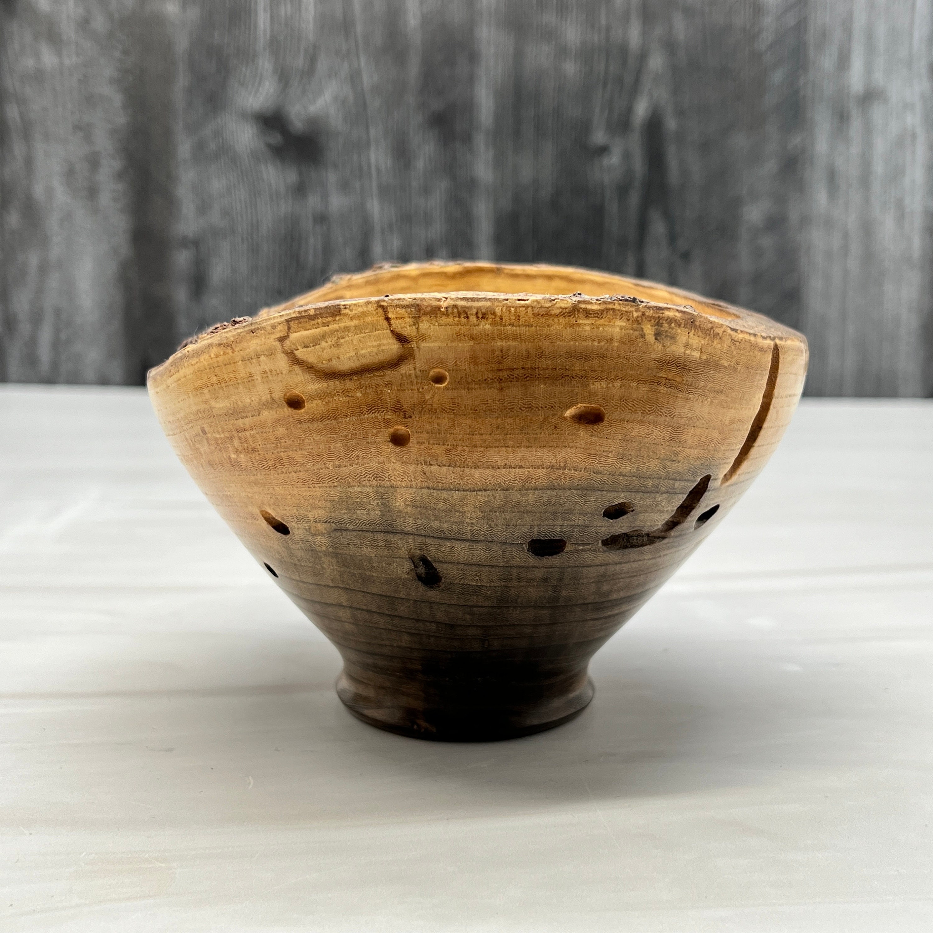 Elm Live Edge Bowl - Etsy